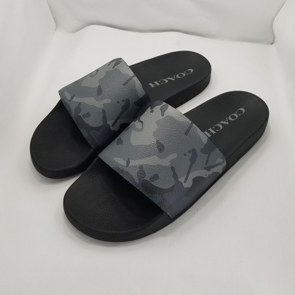 Coach | Shoes | Coach Slides Camo Mens 1d | Poshmark
